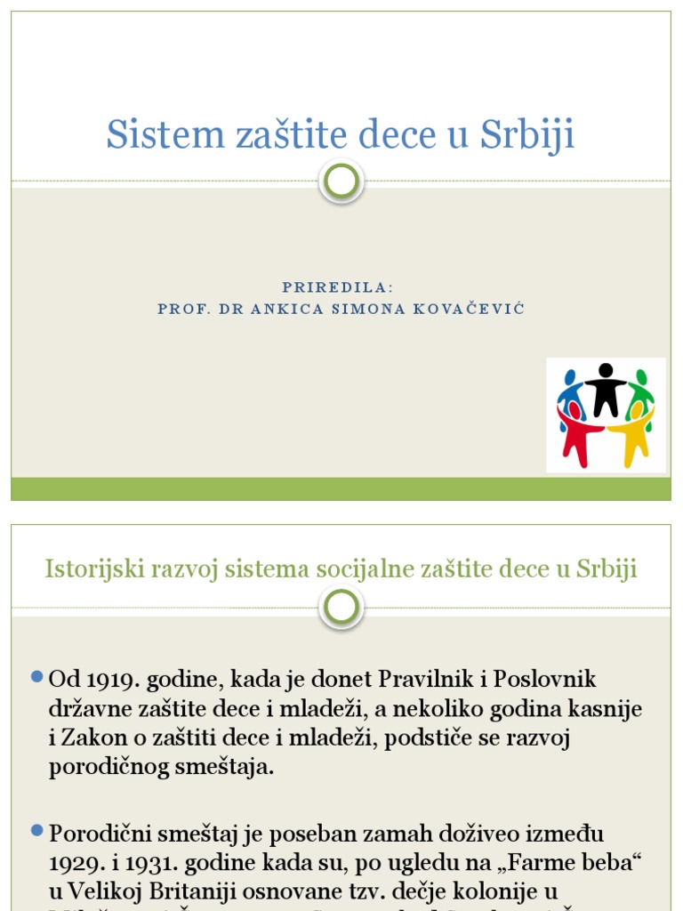 Sistem Zaštite Dece U Srbiji | PDF