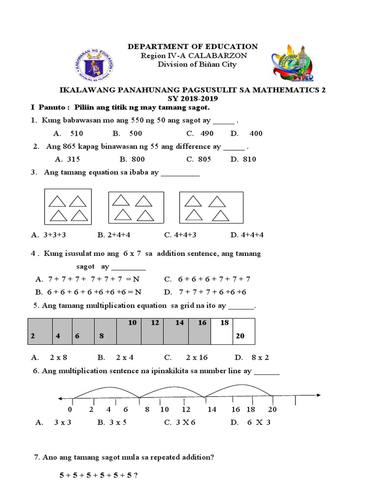 Math 2 2ND QT | PDF