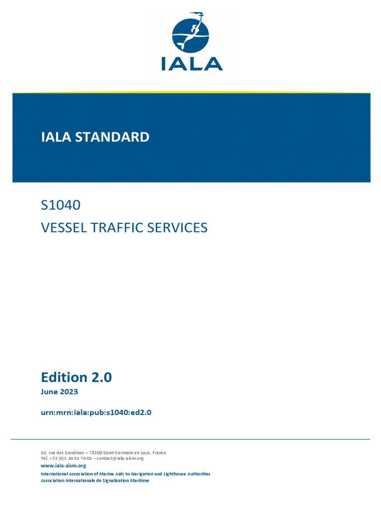S1040-Ed2.0-Vessel-Traffic-Service | PDF