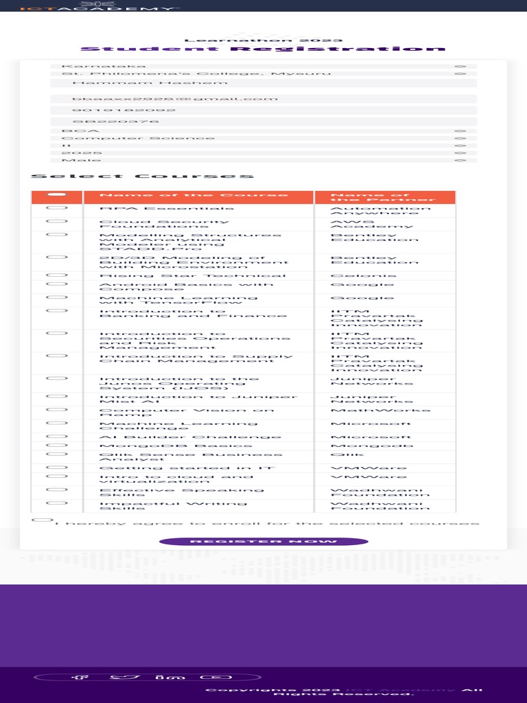 ICT Academy Learnathon 2023 The Online Learning Series - 2023 | PDF ...