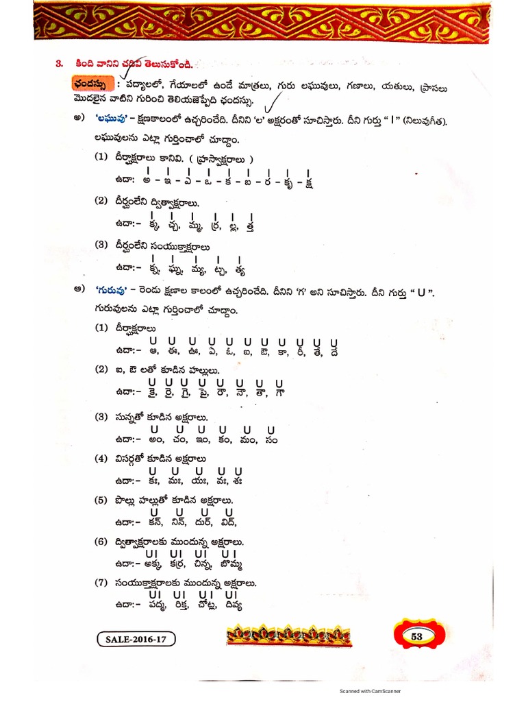 Chandassu Grammar | PDF
