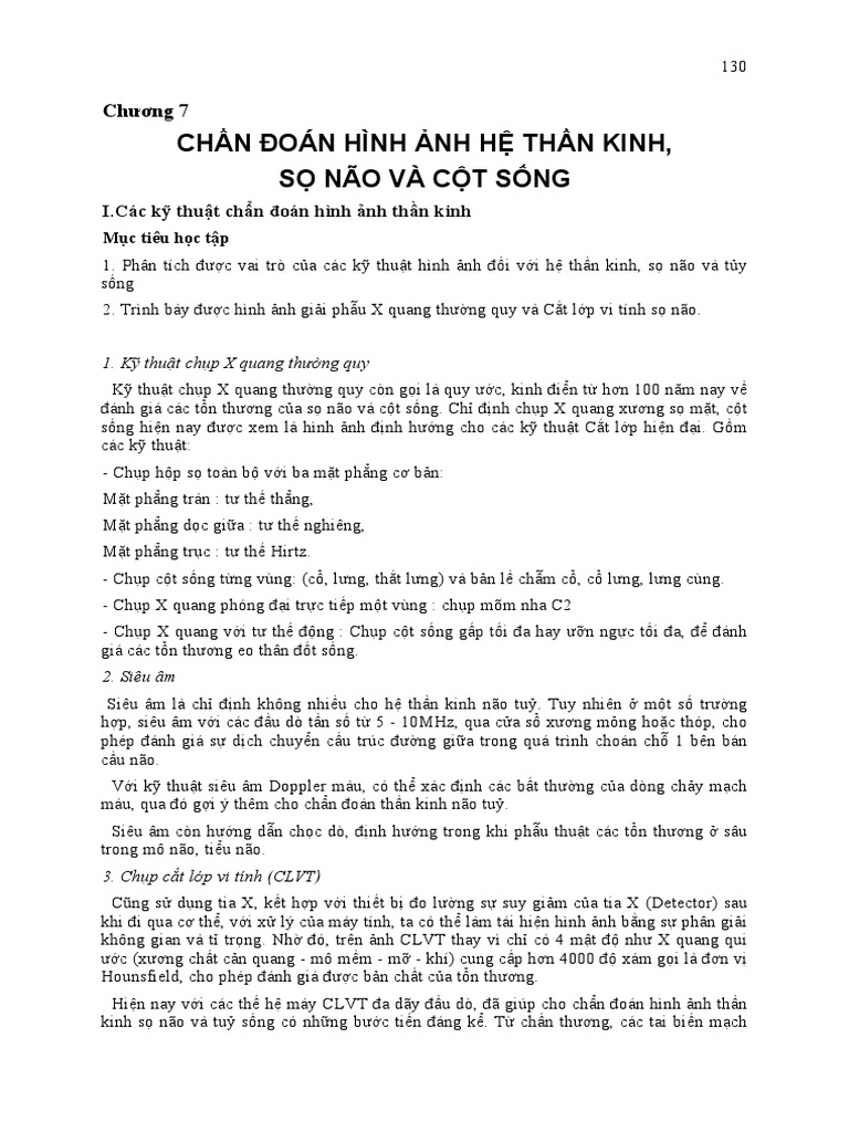 Chan Doan Hinh Anh He Than Kinh, So Nao | PDF