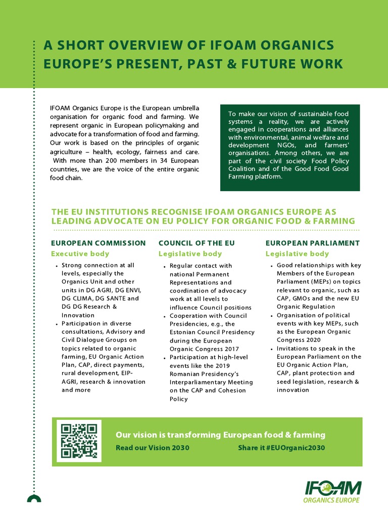 Ifoameu Comm Prospectus Final Updated LIFE Disclaimer | PDF | Organic Farming | Agriculture