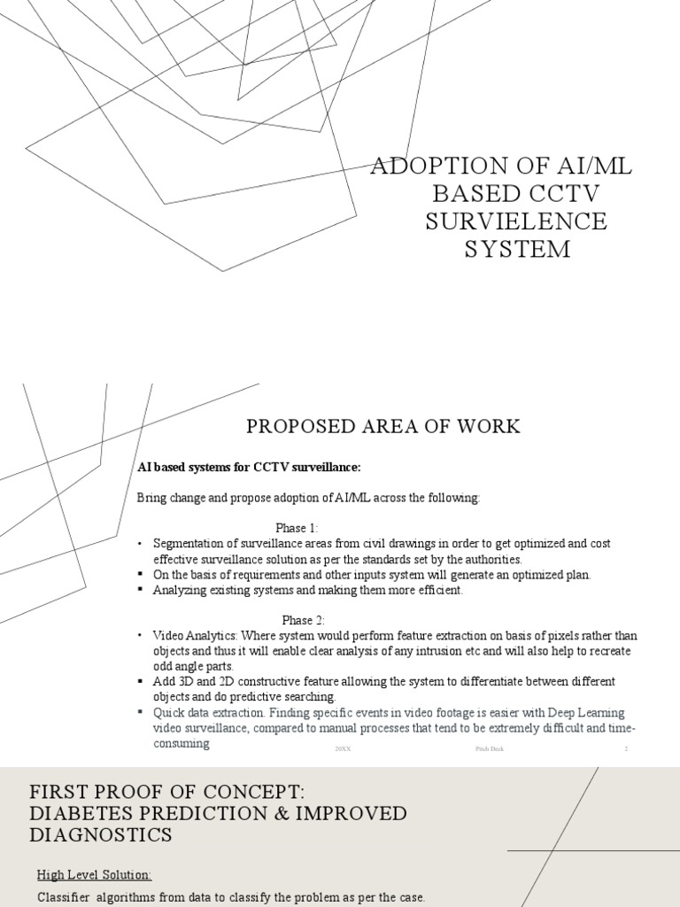 AI-Driven CCTV Surveillance Proposal | PDF