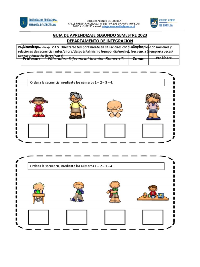 Guía de Aprendizaje Prekínder 2023 | PDF