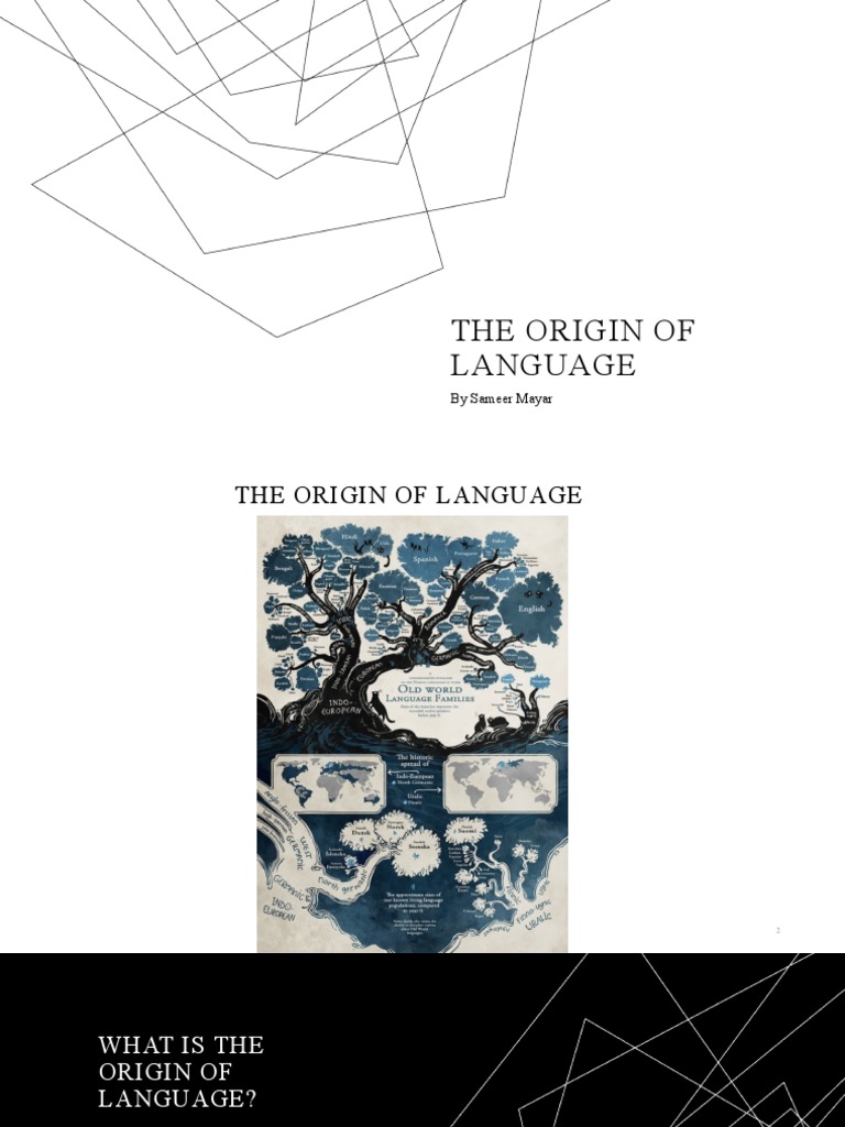 The Origin of Language | PDF | Origin Of Language | Theory