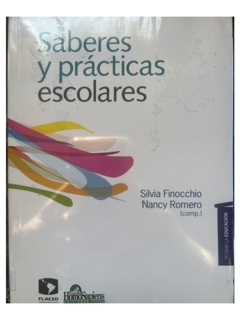 Finocchio - Saberes y Prácticas Escolares | PDF