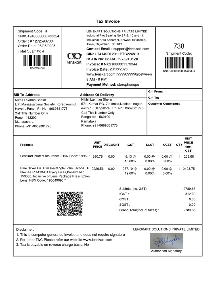 BILL | PDF | Invoice | Economies