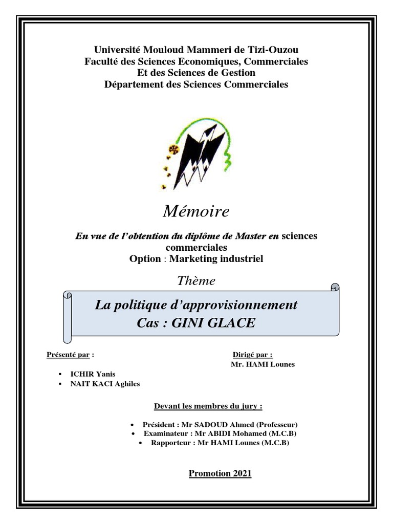 Mémoire Final | PDF | Monopole | Business