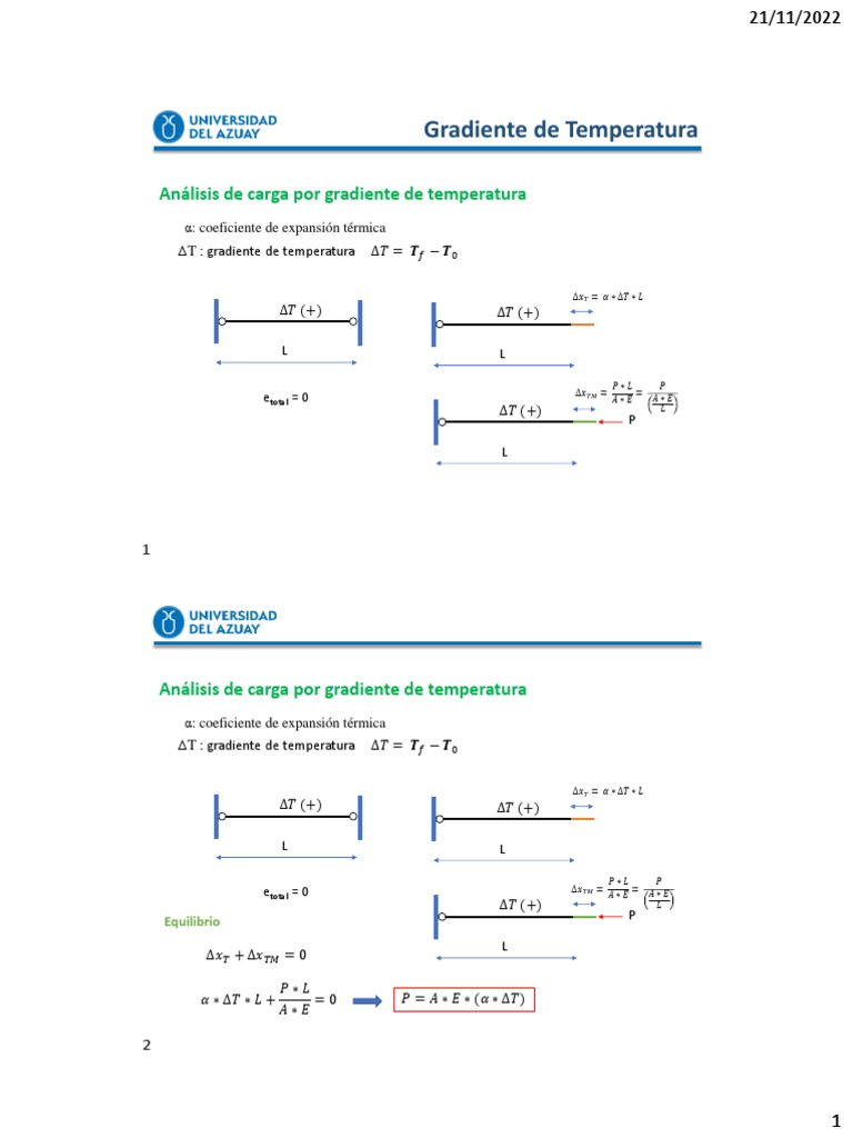 8 Gradiente Temperatura Ejemplo 21112022 | PDF | Degradado | Cálculo ...