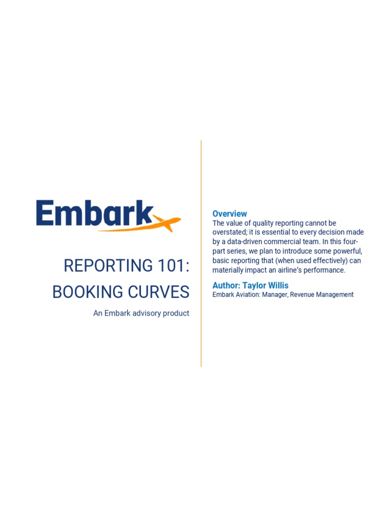 Reporting 101 Booking Curves | PDF | Economies | Business Economics