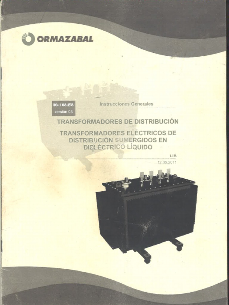 Manual IG168 Transformador Ormazabal 23 K Rev 3V | PDF