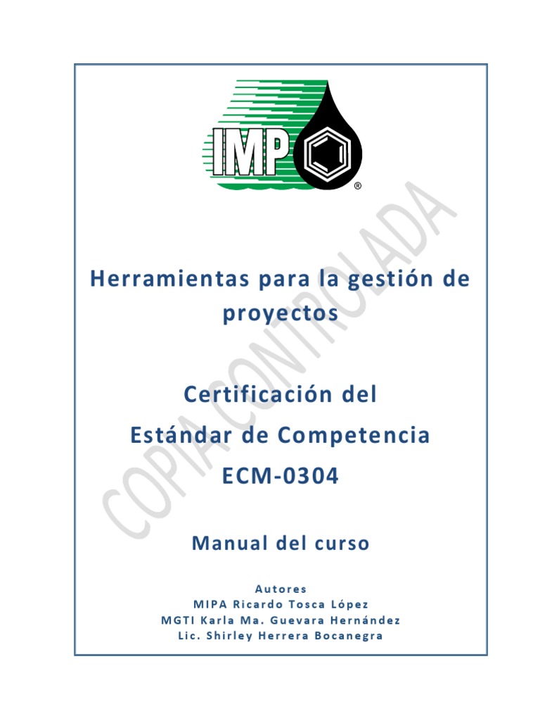 Manual Del Curso - MS Project | PDF