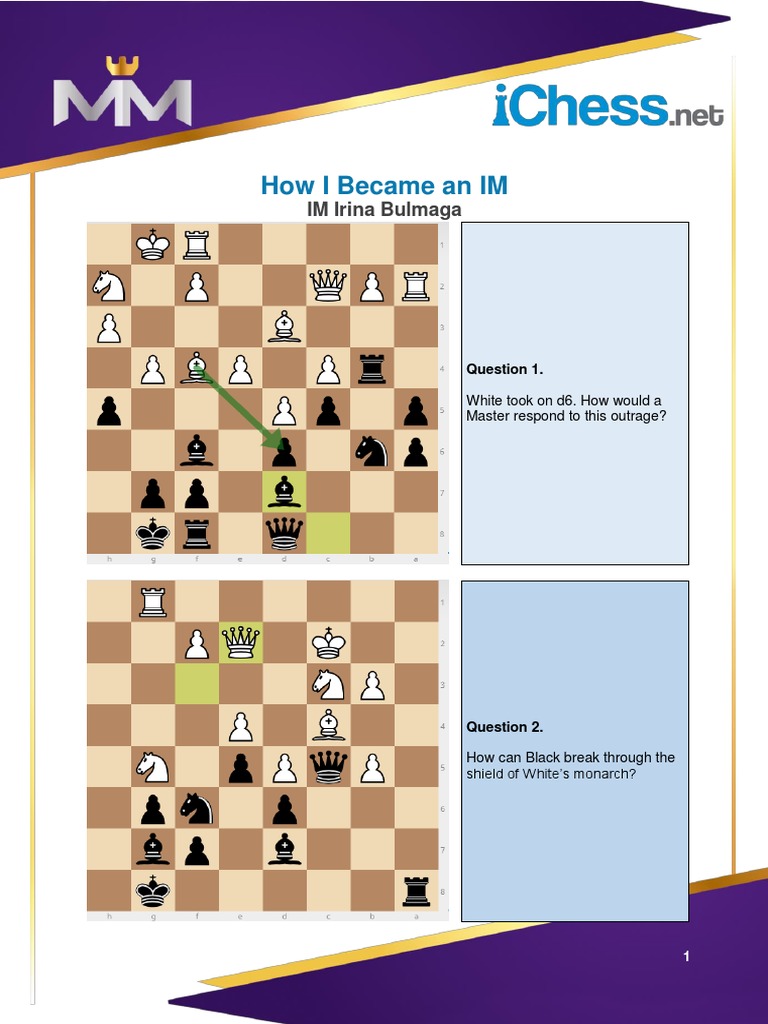 Puzzles - Bulmaga Method | PDF | Chess Theory | Chess