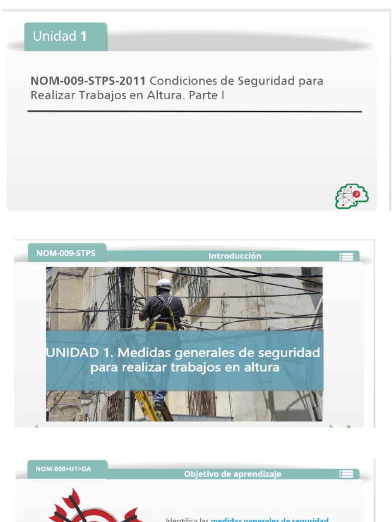 Procadist Unidad 1 Nom-009-Stps | PDF | Ciencia y matemáticas | Informática