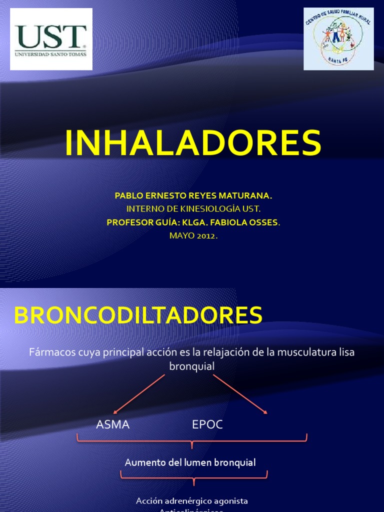 INHALADORES | PDF | Corticosteroides | Asma