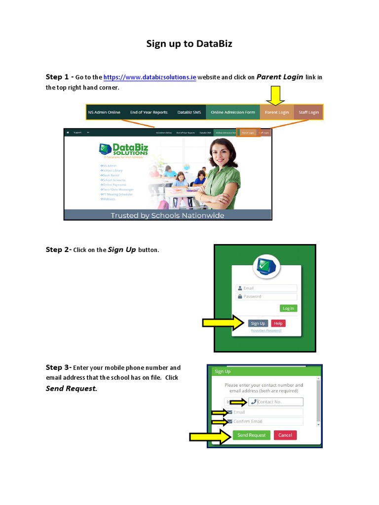 Manual Sign Up 2 | PDF | Login | Password