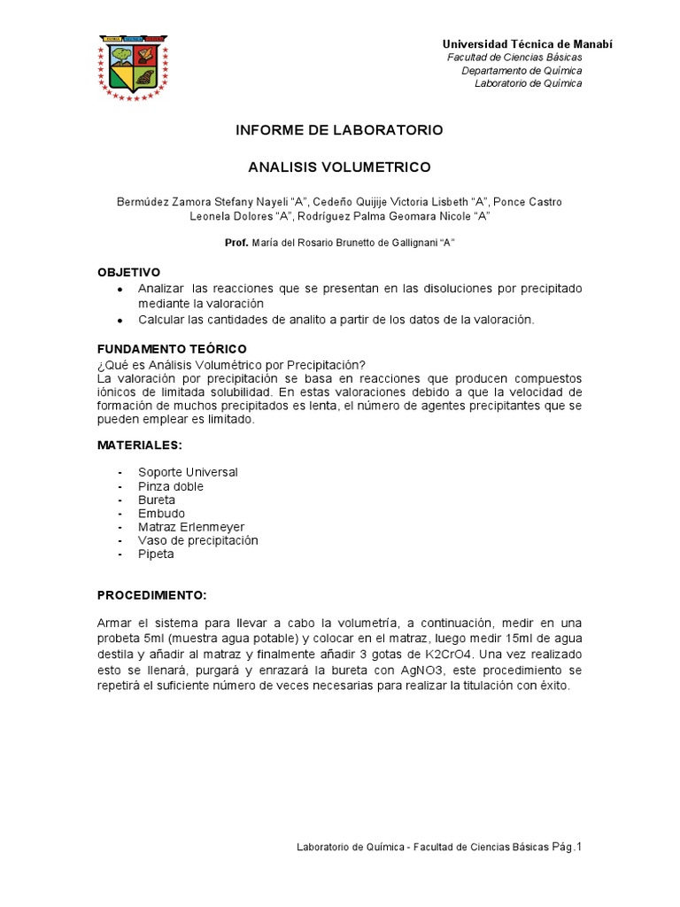 Informe de Laboratorio | PDF