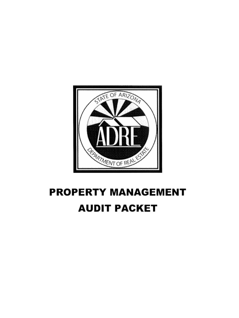 Property Management Audit Packet | PDF | Property Management | Banks