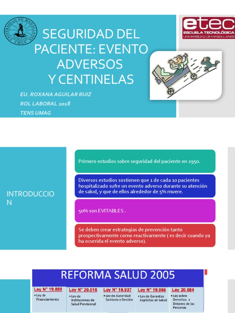 Eventos Adverso y Centinela | PDF | Seguridad del paciente | Ciencias de la Salud