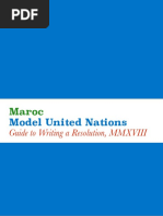 MUN draft resolution format | PDF