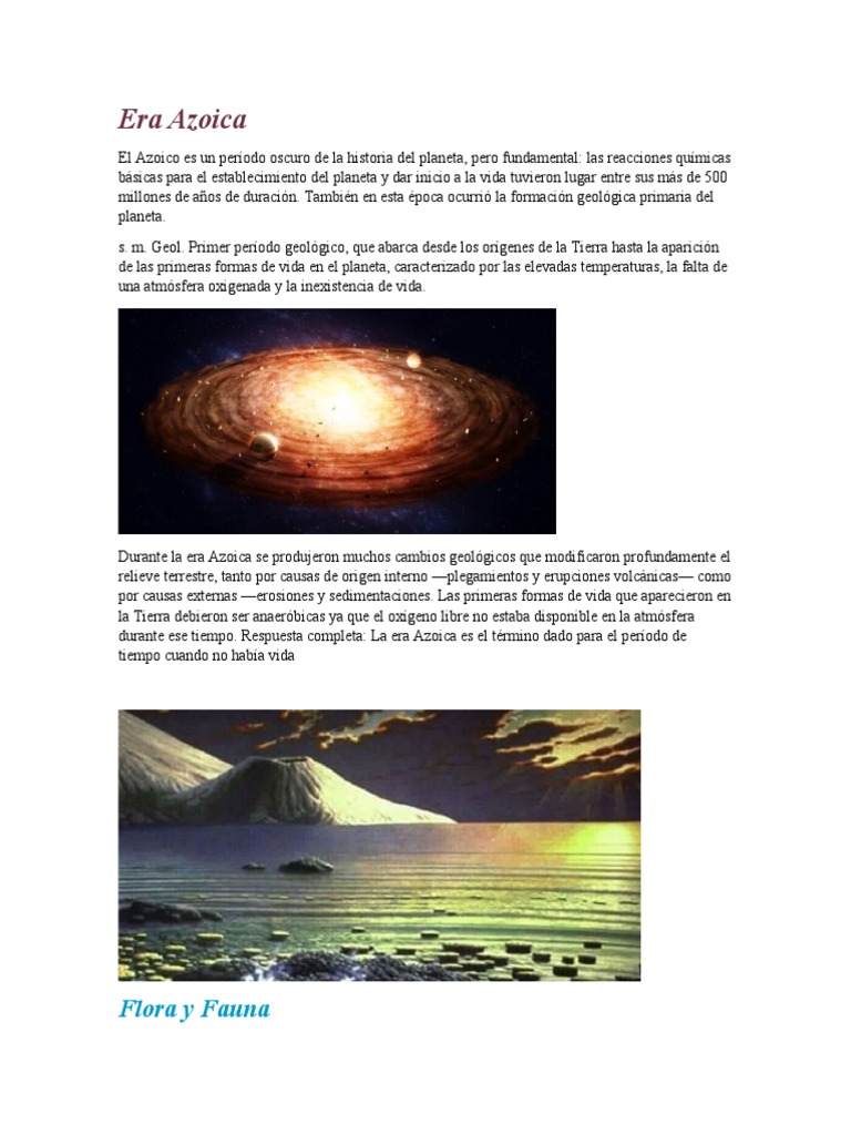 Era Azoica | PDF | Dinosaurios | Cretáceo