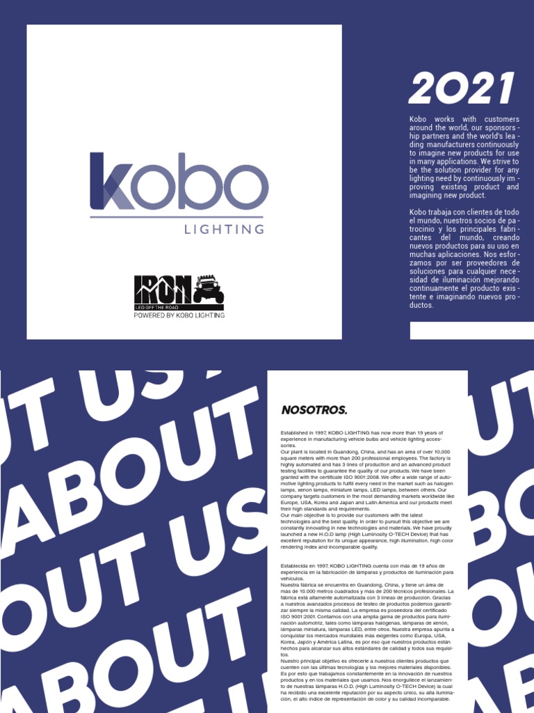 Catalogo Kobo Lighting - 2021 | PDF | Architectural Elements | Glass ...