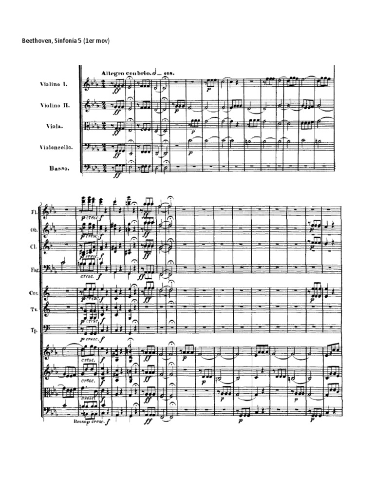 Obras Cíclicas (Beeth 5 - Berlioz Fant) | PDF