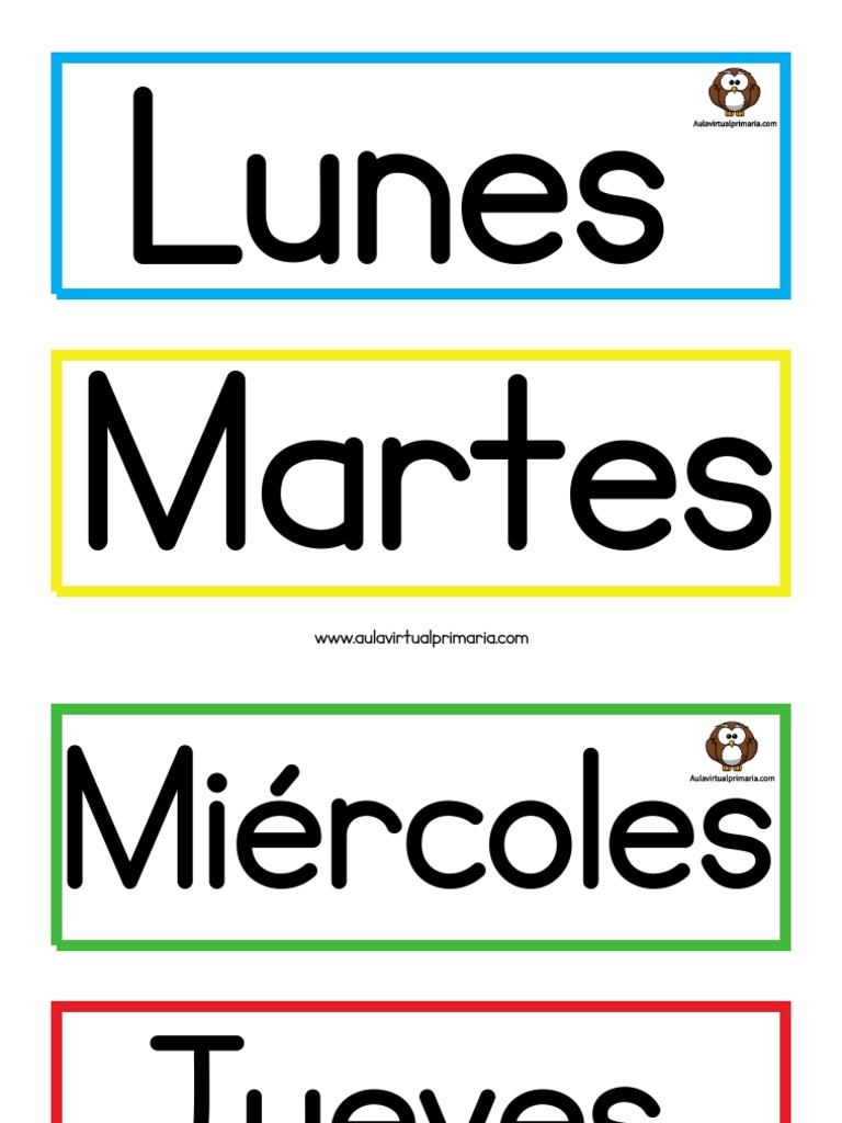 Calendario de Tiempo Circular Imprimible Gratis | PDF