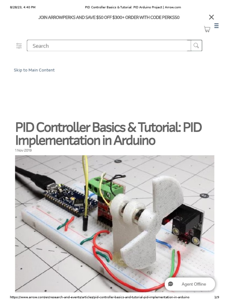 PID Controller Basics & Tutorial - PID Arduino Project | PDF ...