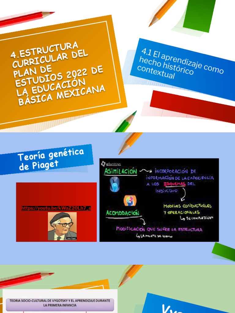 4.estructura Curricular Del Plan de Estudios 2022 de La Educación Básica Mexicana | PDF | Plan ...