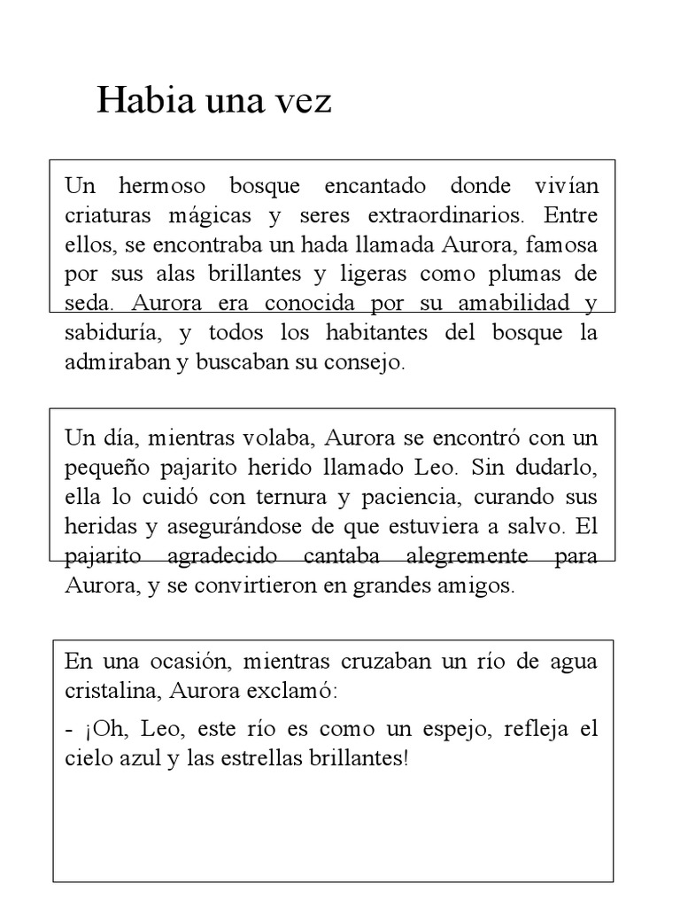 Partes Del Cuento | PDF