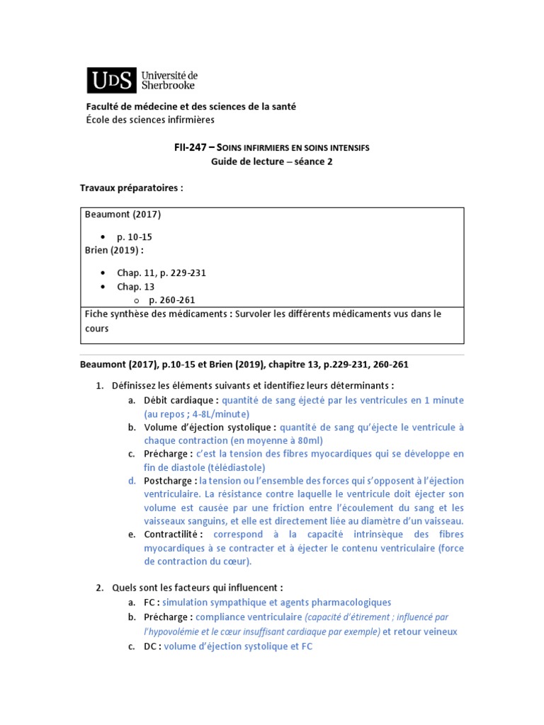 Guide de Lecture Intra | PDF | Électrocardiographie | Cœur