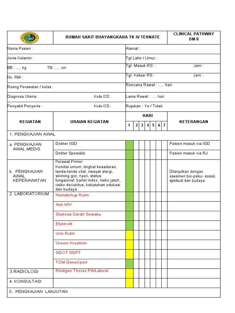 CP Audit Clinic Dan Medis DM II | PDF