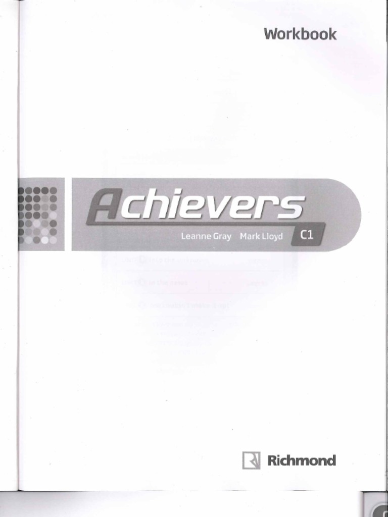 Achievers c1 WB | PDF