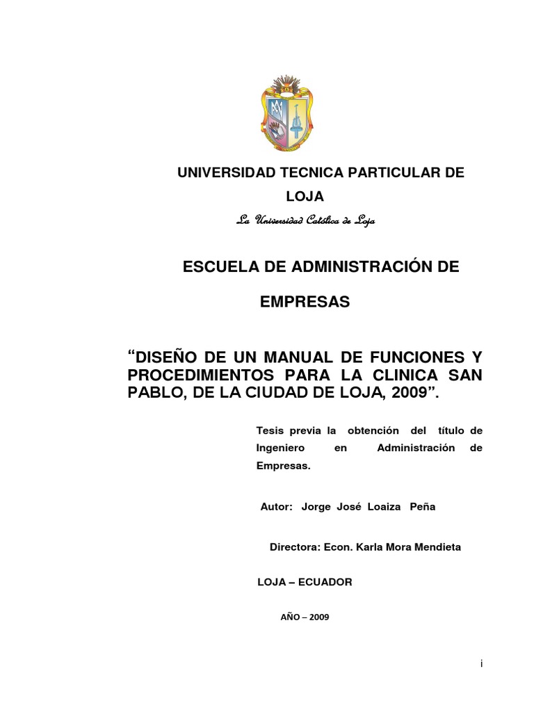 Manual de Procedimientos Clínicos | PDF | Hospital | Business