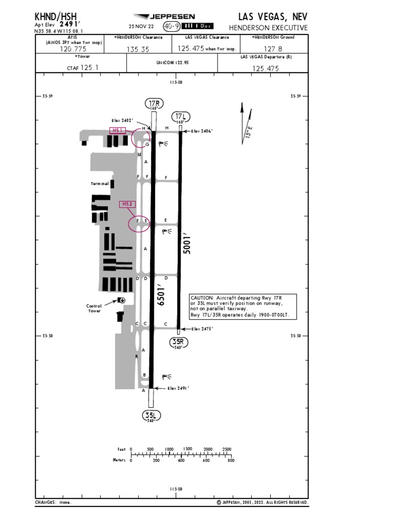 KHND Apt. Diagram | PDF | Aviation Safety | Flight