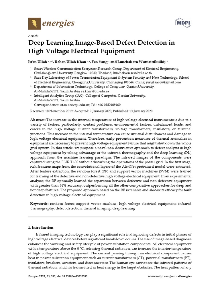Deep Learning Image-Based Defect Detection in High | PDF | Image ... Deep Learning Image-Based Defect Detection in High | PDF | Image ...