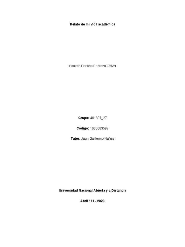 Mi Vida Escolar | PDF | Maestros