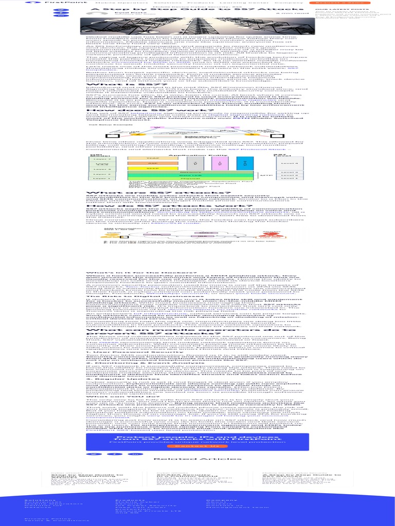 A Step by Step Guide To SS7 Attacks - FirstPoint | PDF | Security ...
