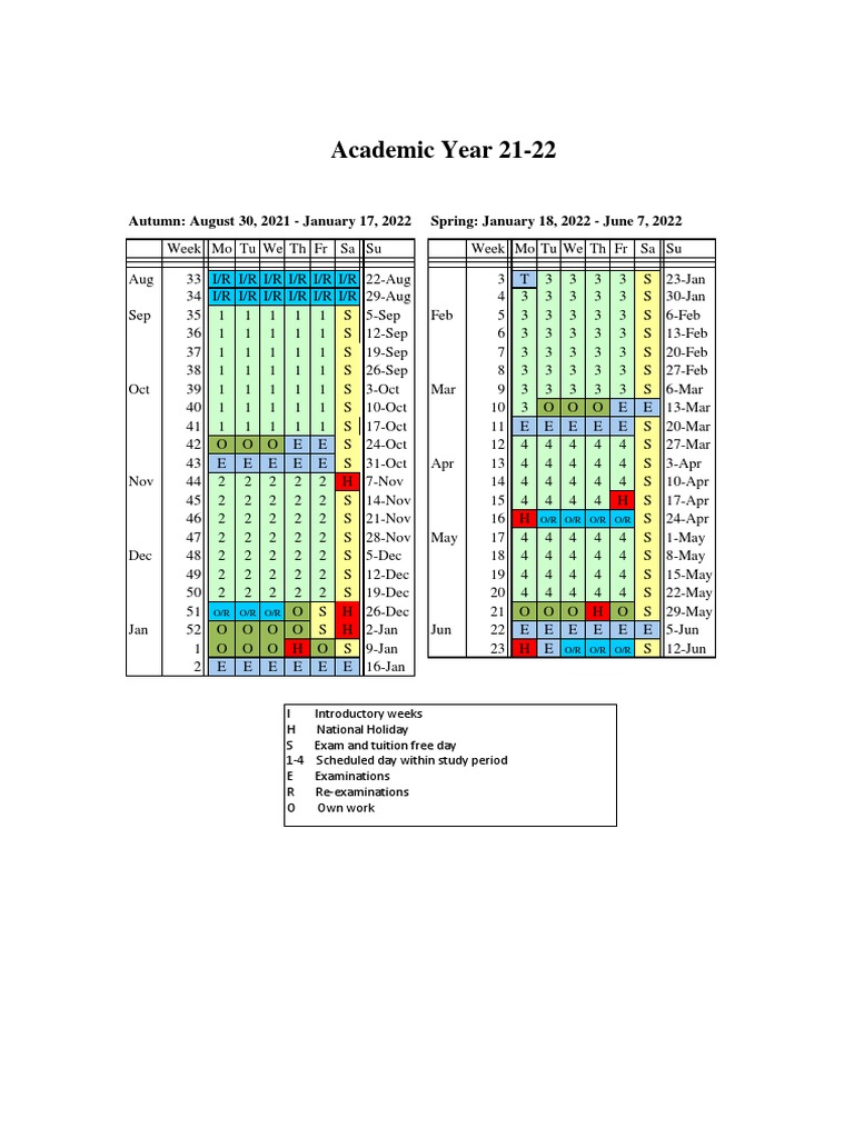 DTU - Academic Year 21-22 Graphic | PDF
