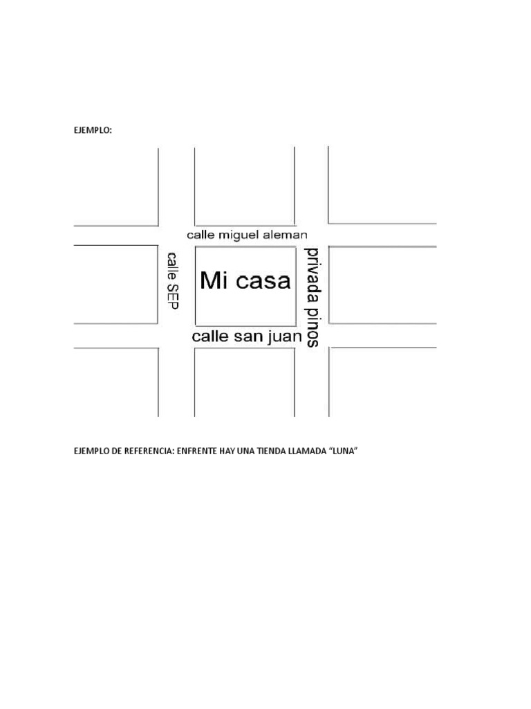 Croquis de Ubicacion de Domicilio 23-24 | PDF