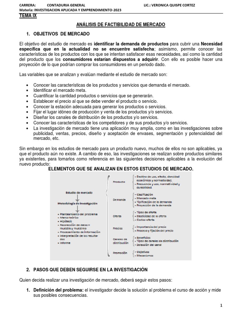 Tema Ix-Mercado | PDF