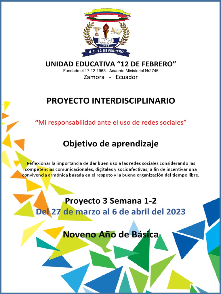 Proyecto 3-Novenos EESS | PDF