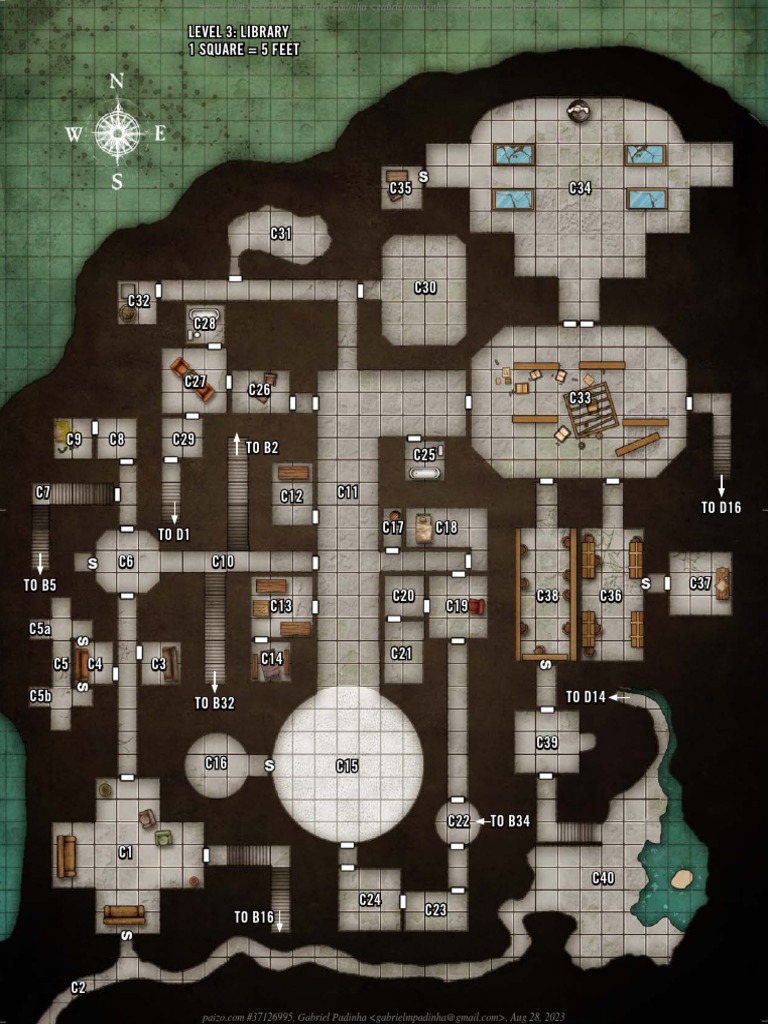 Dungeon Library of the Undead | PDF | Libraries