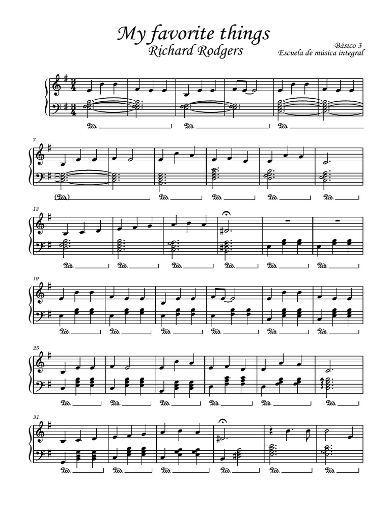 My Favourite Things | PDF