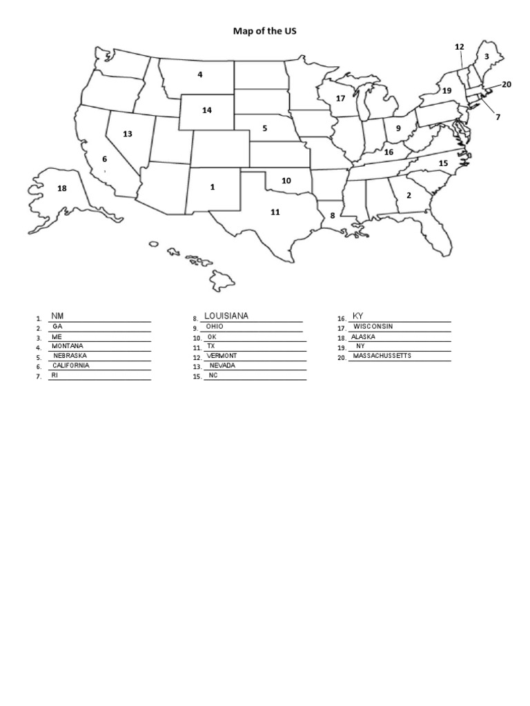 USA Map | PDF