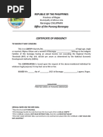 Barangay Business Permit | PDF