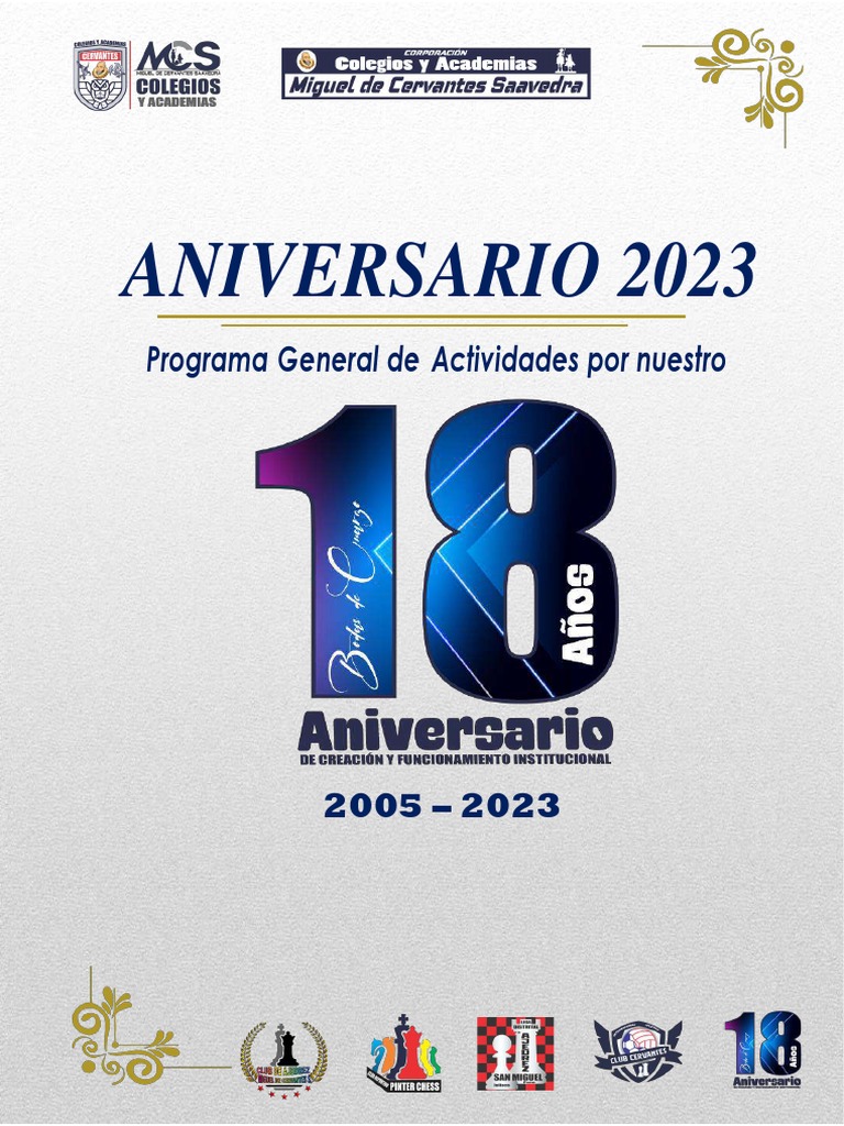 Programa General de Actividades 2023 | PDF