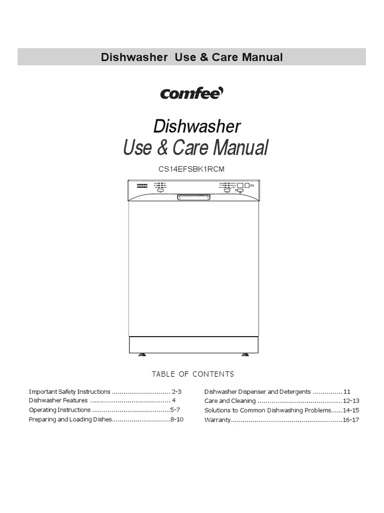 Comfee CS14EFSBK1RCM Manual | PDF